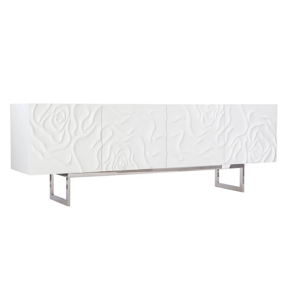 Penrose White Credenza - Katzberry